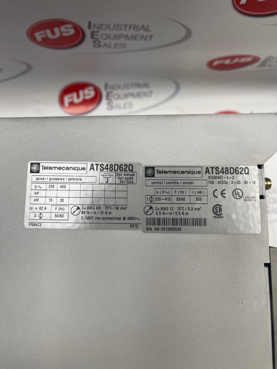 Telemecanique ATS48D62Q Soft Starter - FUS Industrial