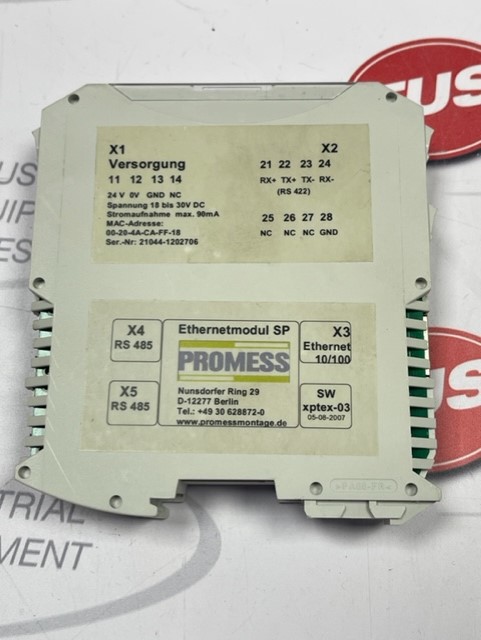 PROMESS Ethernetmodul SP Ethernet Module - FUS Industrial