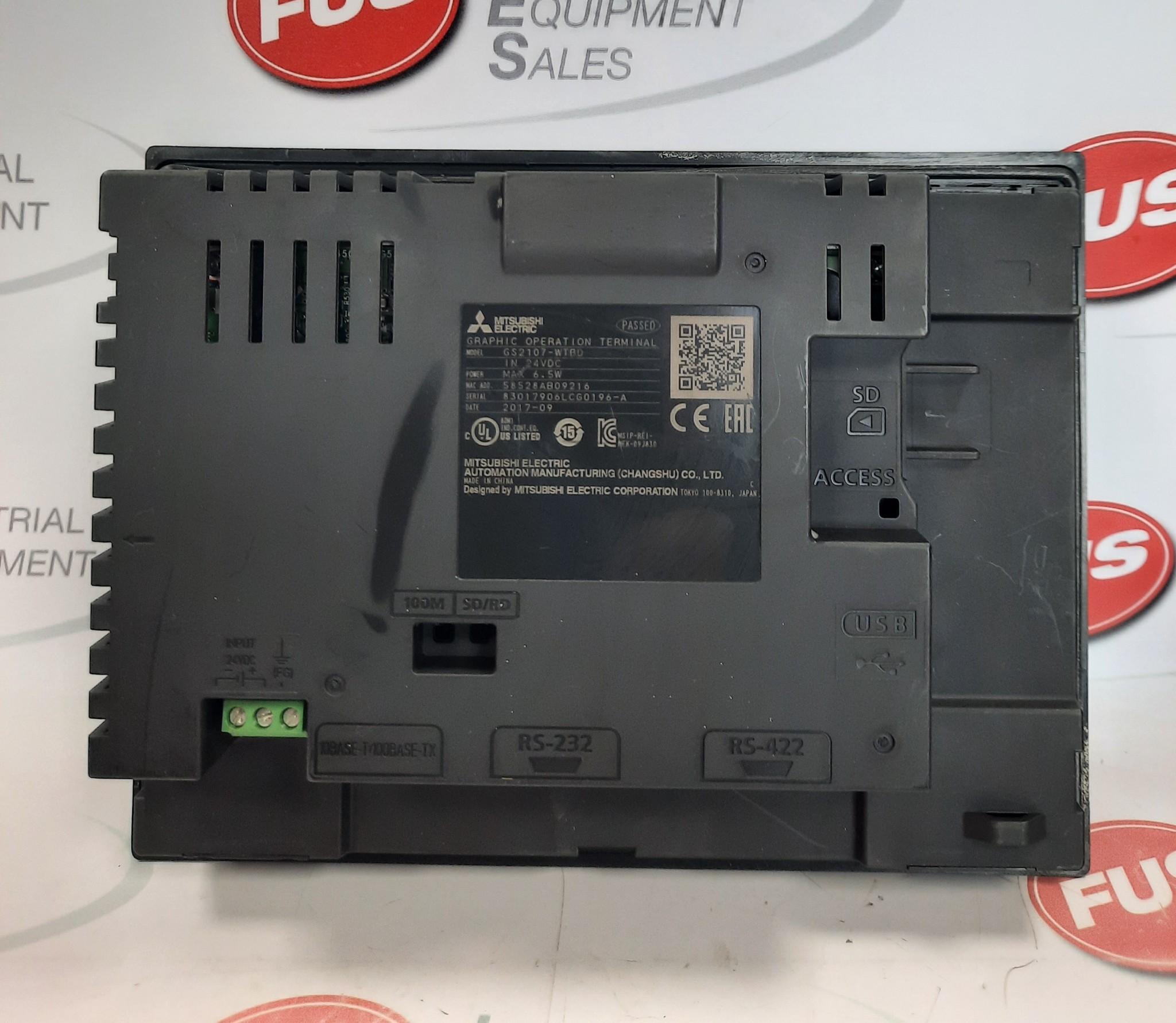 Mitsubishi GS2107-WTBD Graphic Operation Terminal - FUS Industrial