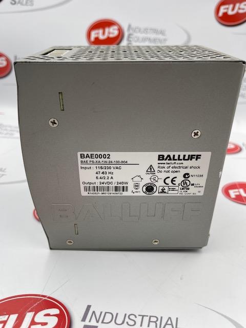 BALLUFF BAE0002 Power Supply BAE PS-XA-1W-24-100-004 - FUS Industrial