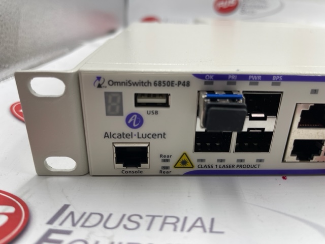 Alcatel-Lucent Omniswitch 6850E-P48 plus PS-360W-AC-E Power Supply ...