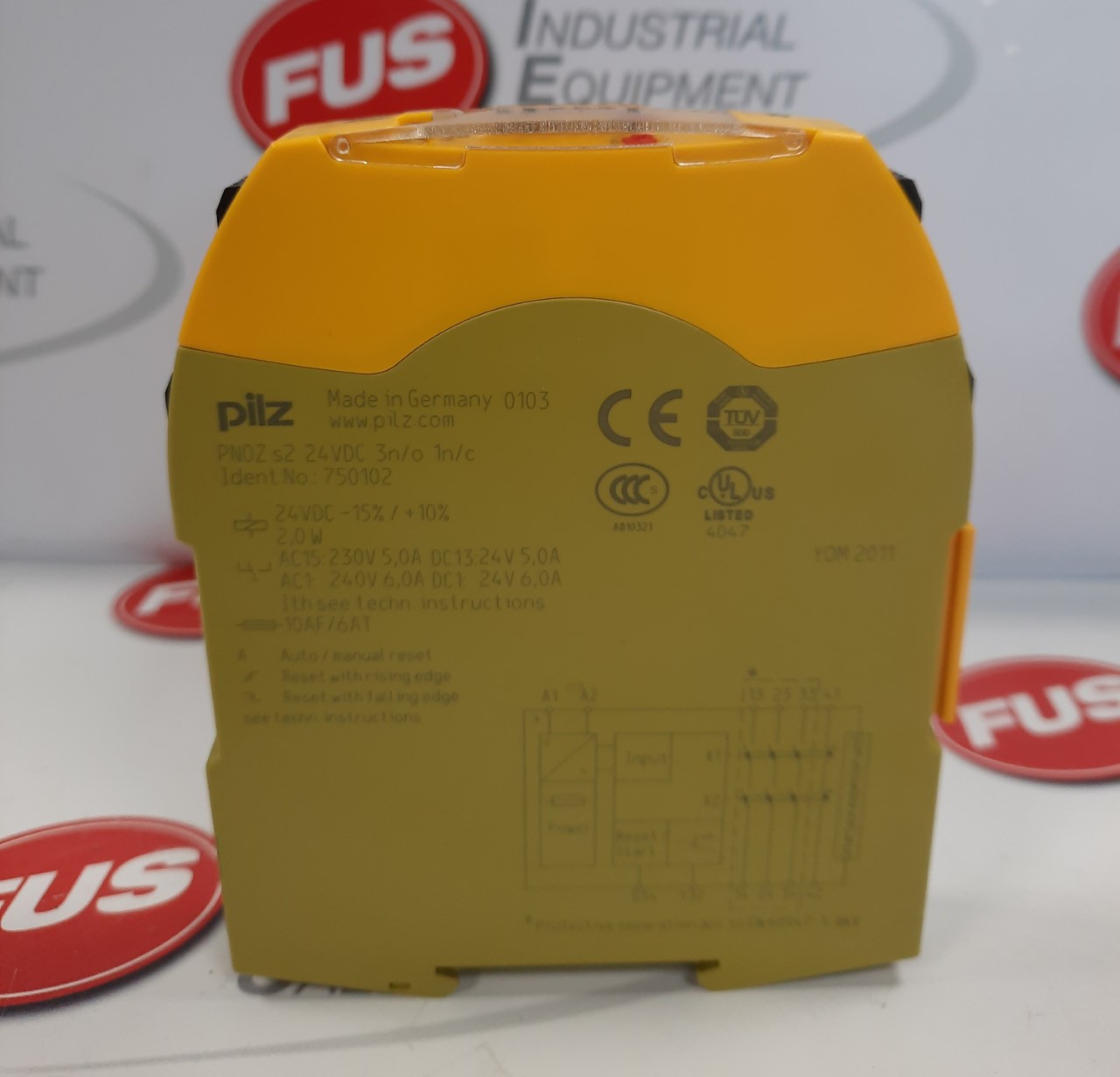 PILZ S2 24VDC 3n/o 1n/c ID 750102 Safety Relay - FUS Industrial