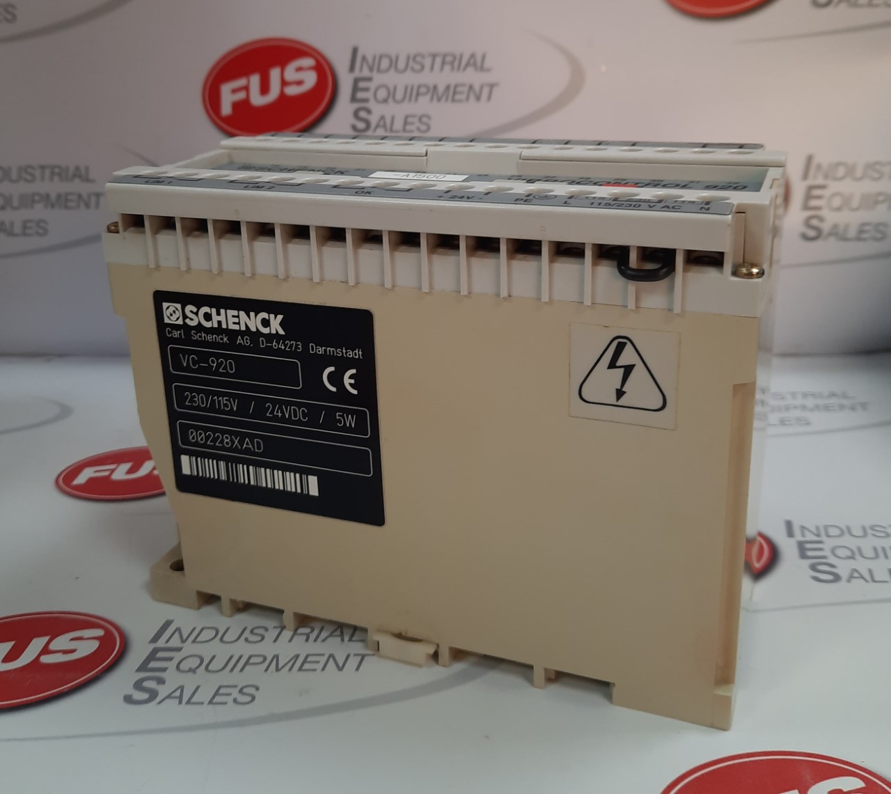 Schenck VC-920 Vibrocontrol 920 230/115v 24VDC /5W - FUS Industrial