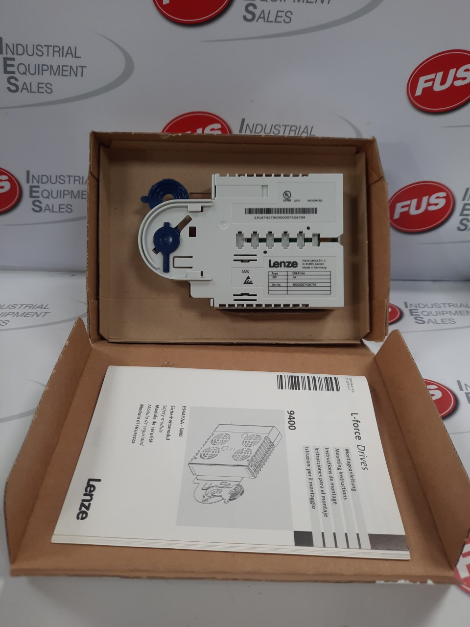 Lenze E94AYAA/S 1 x SM0 E94AYAA Safety Module Servo Drive 9400 - FUS ...