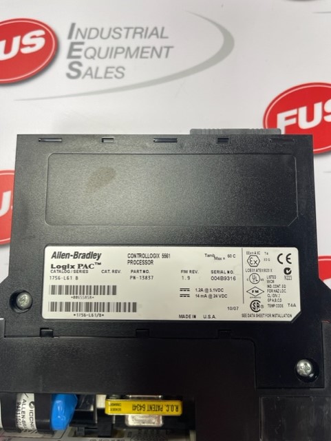 Allen-Bradley 1756-L61 B Controllogix 5561 Processor - FUS Industrial
