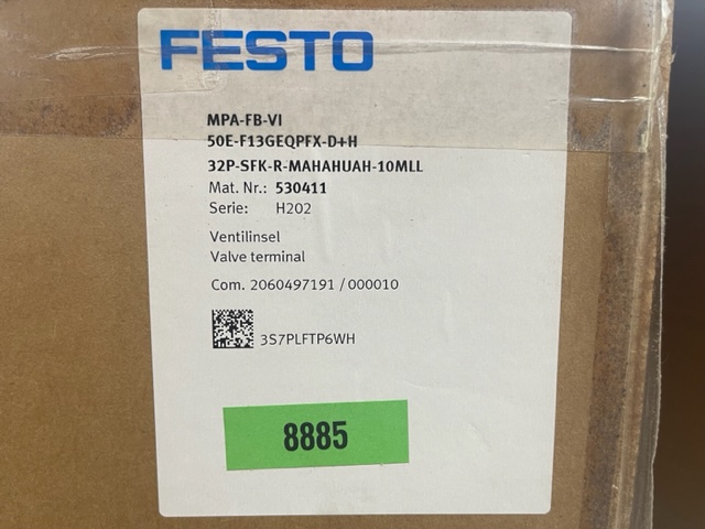 FESTO MPA-FB-VI 50E-F13GEQPFX-D+H 32P-SFK-R-MAHAHUAH-10MLL Valve ...