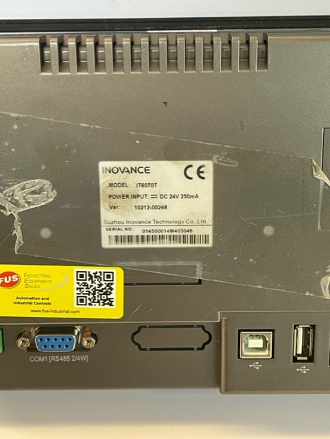 Inovance IT6070T HMI Touch Screen - FUS Industrial