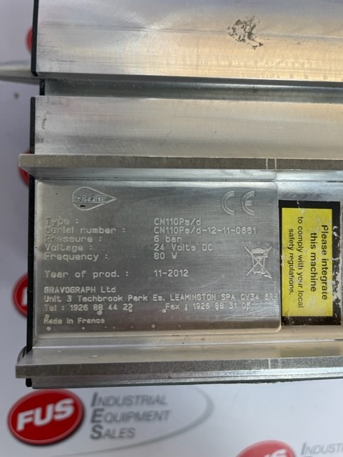 Technifor CN110Ps/d Engraver - FUS Industrial