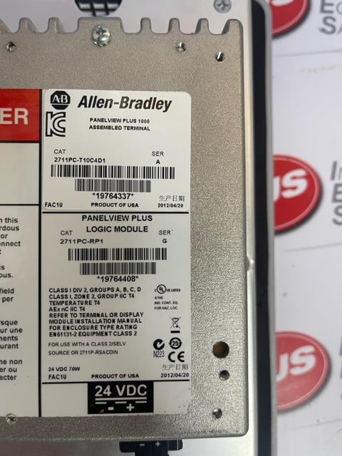 Allen-Bradley Panelview Plus 1000 2711PC-T10C4D1 HMI - FUS Industrial