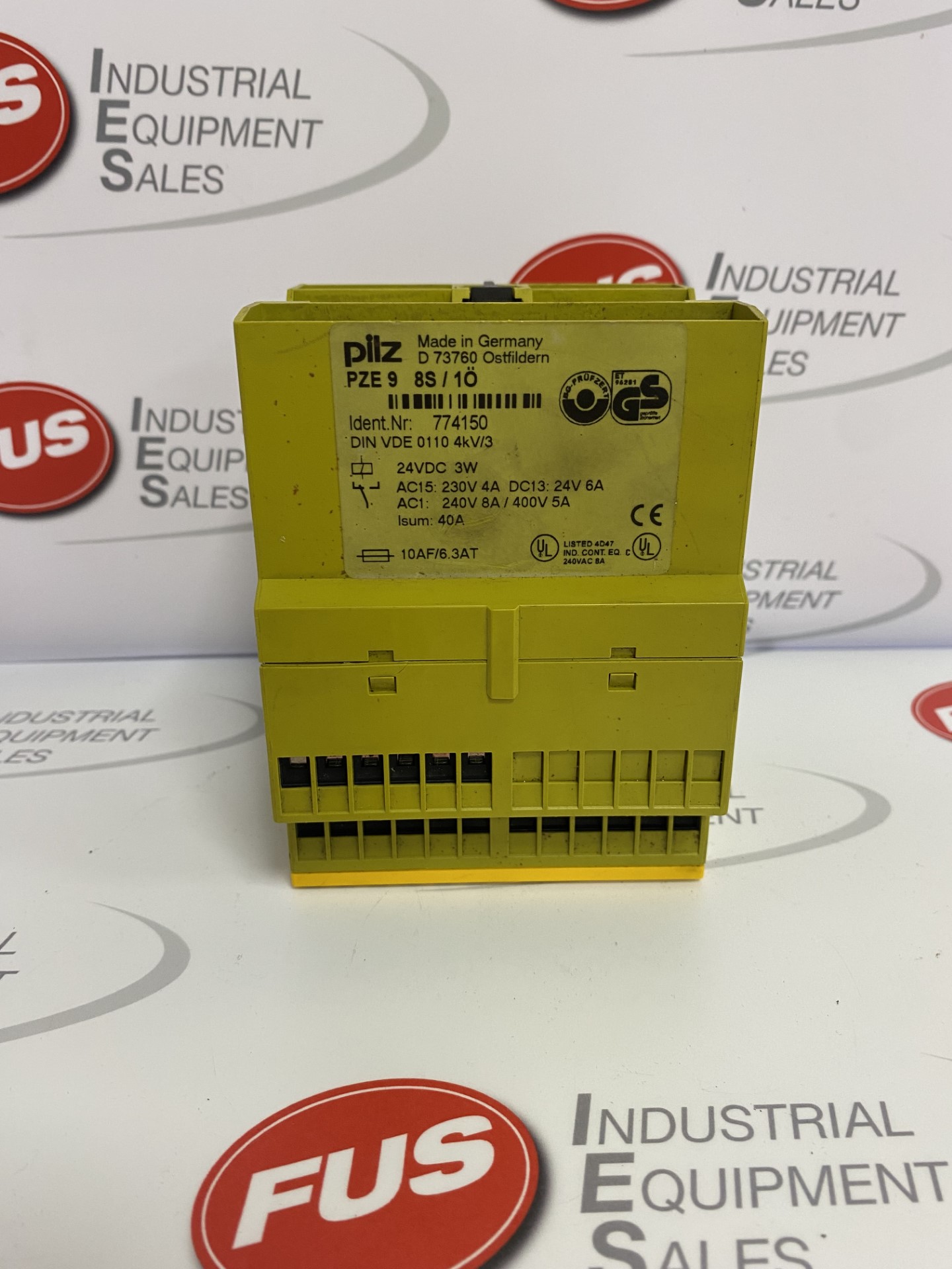 Pilz PZE 9 8S/10 Safety Relay - FUS Industrial