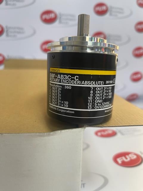 OMRON E6F-AB3C-C Rotary Encoder - SOLD TO EU 7-11-23 - FUS Industrial