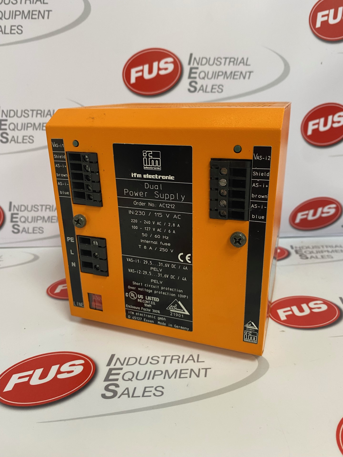 IFM Electronic AC1212 Dual Power Supply 230/115 V AC AC 1212 - FUS ...