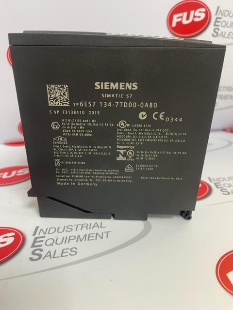 Siemens 6ES7 134-7TD00-0AB0 Analog Input Electronics Module - FUS ...