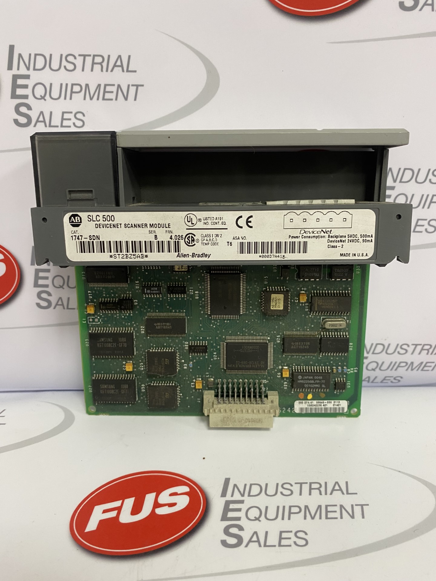Allen Bradley SLC500 CatNo: 1747-SDN Devicenet Scanner Module Series B ...