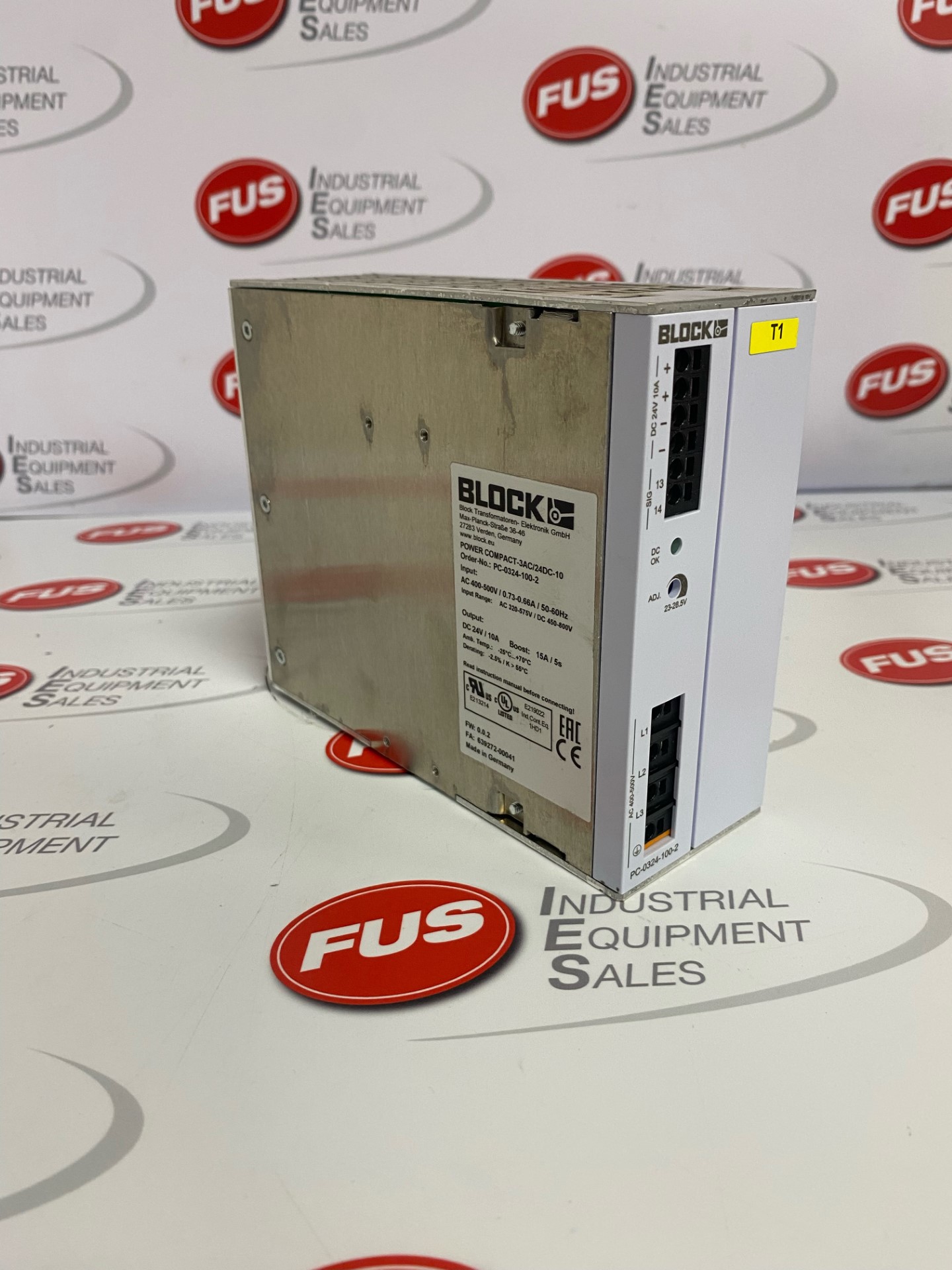 Block PC-0324-100-2 Power Compact -3AC/24DC-10 - FUS Industrial