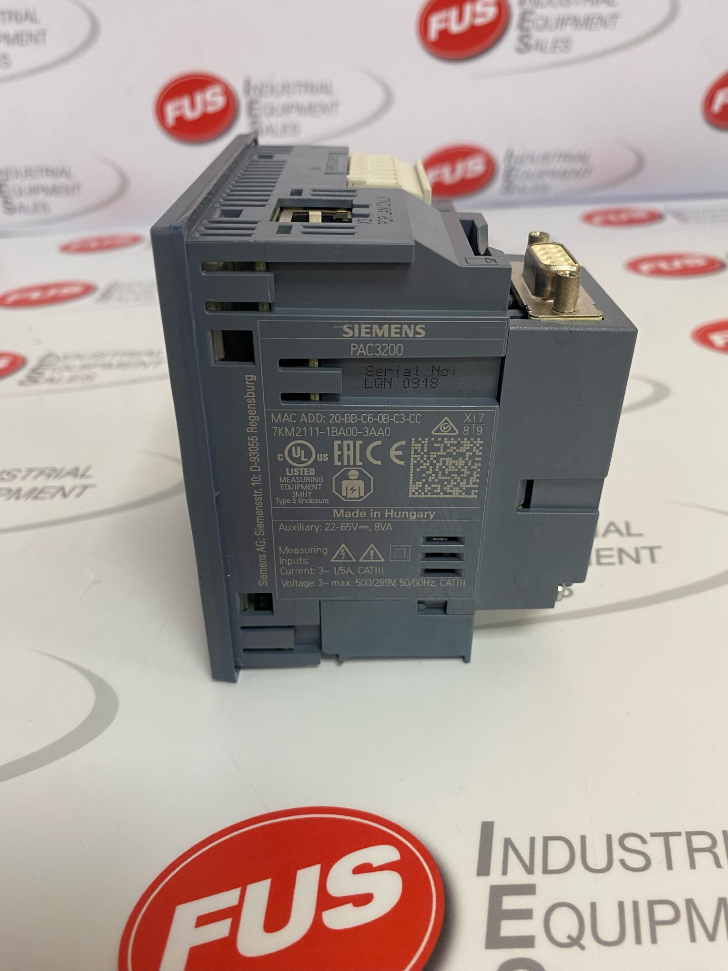 Siemens Sentron PAC 3200 7KM9300-0AB01-0AA0 Power Meter - FUS Industrial