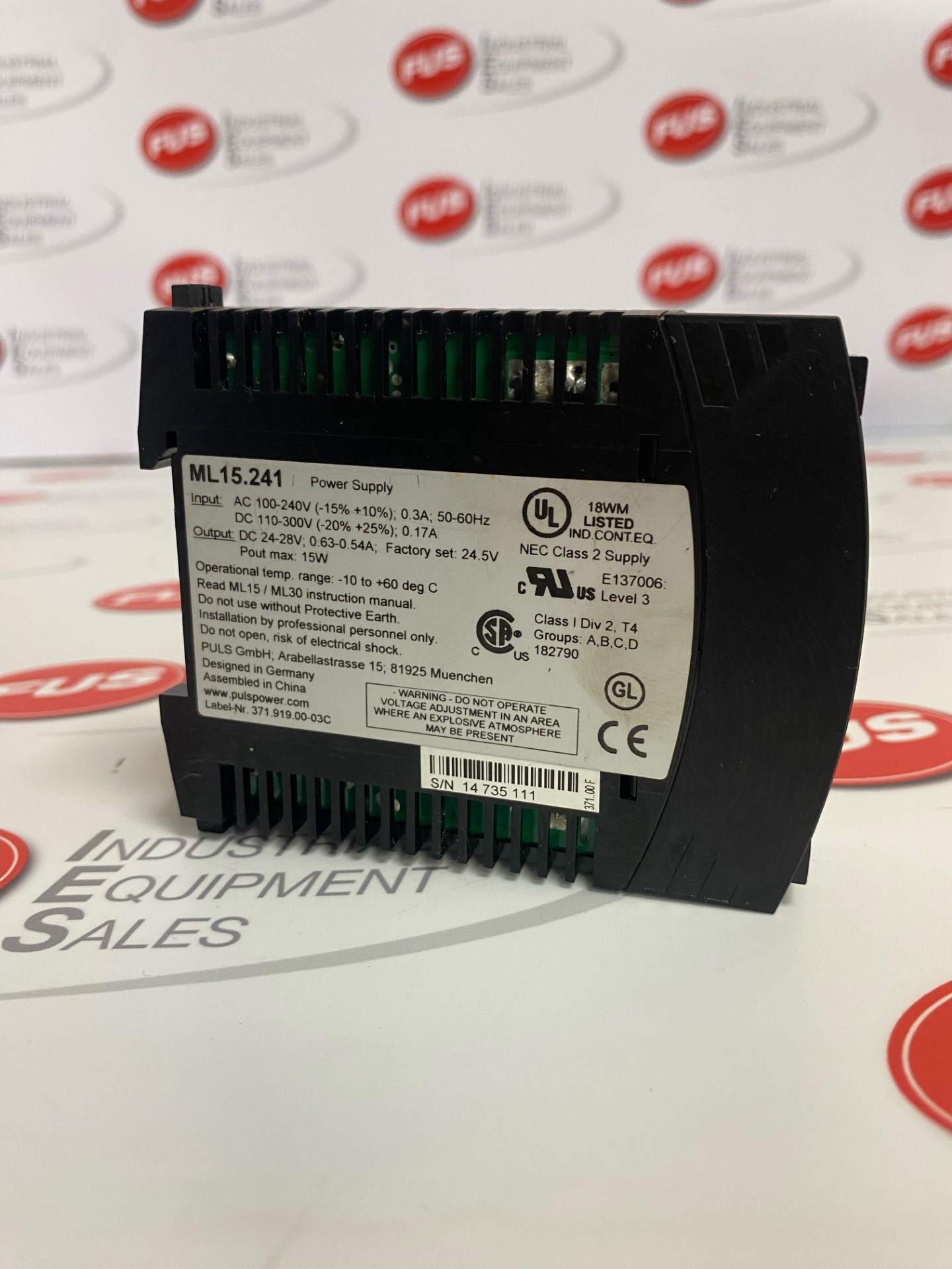 PULS ML15.241 MiniLine Power Supply - FUS Industrial