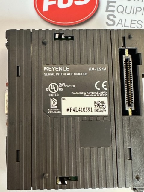Keyence KV-L21V Power Supply Module - FUS Industrial