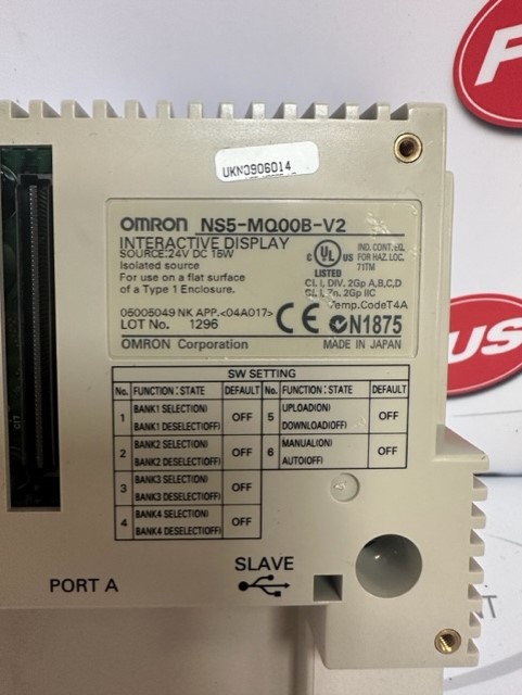 OMRON NS5-MQ00B-V2 HMI Interactive Screen - FUS Industrial