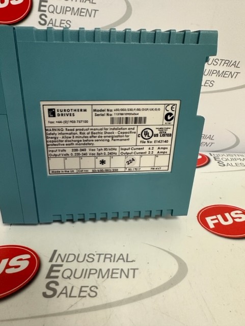 Eurotherm 650/003/230/F/00/DISP/UK/0/0 Inverter Drive - FUS Industrial
