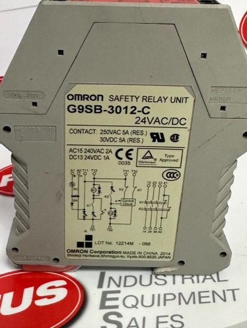 Omron G9SB-3012-C Safety Relay Unity 24VAC/DC - FUS Industrial