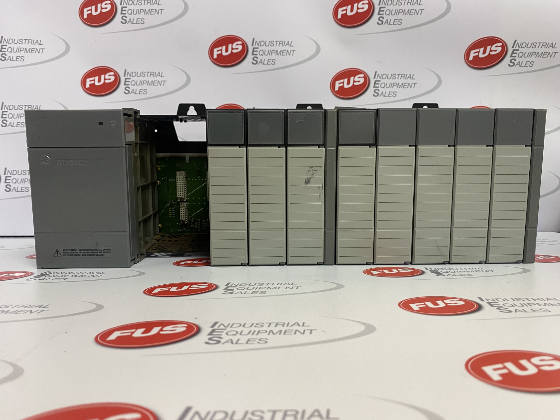 Allen-Bradley SLC500 1746-A10 10-Slot Rack with 1746-P2 Power Supply ...