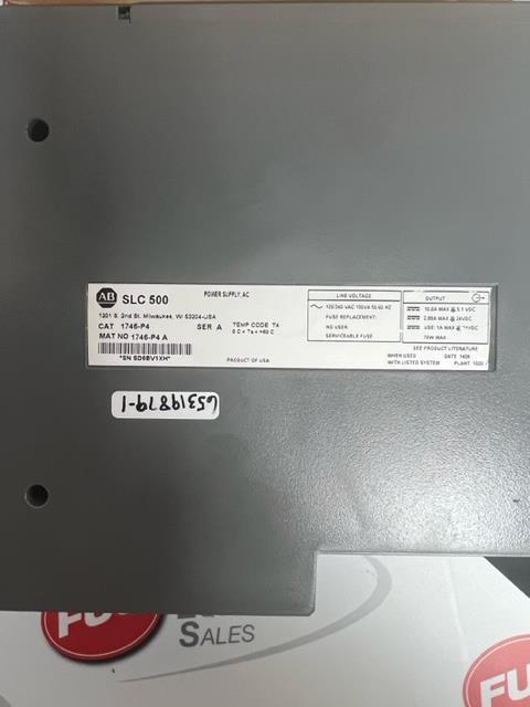 Allen-Bradley SLC500 1746-P4 A Series A Power Supply - FUS Industrial