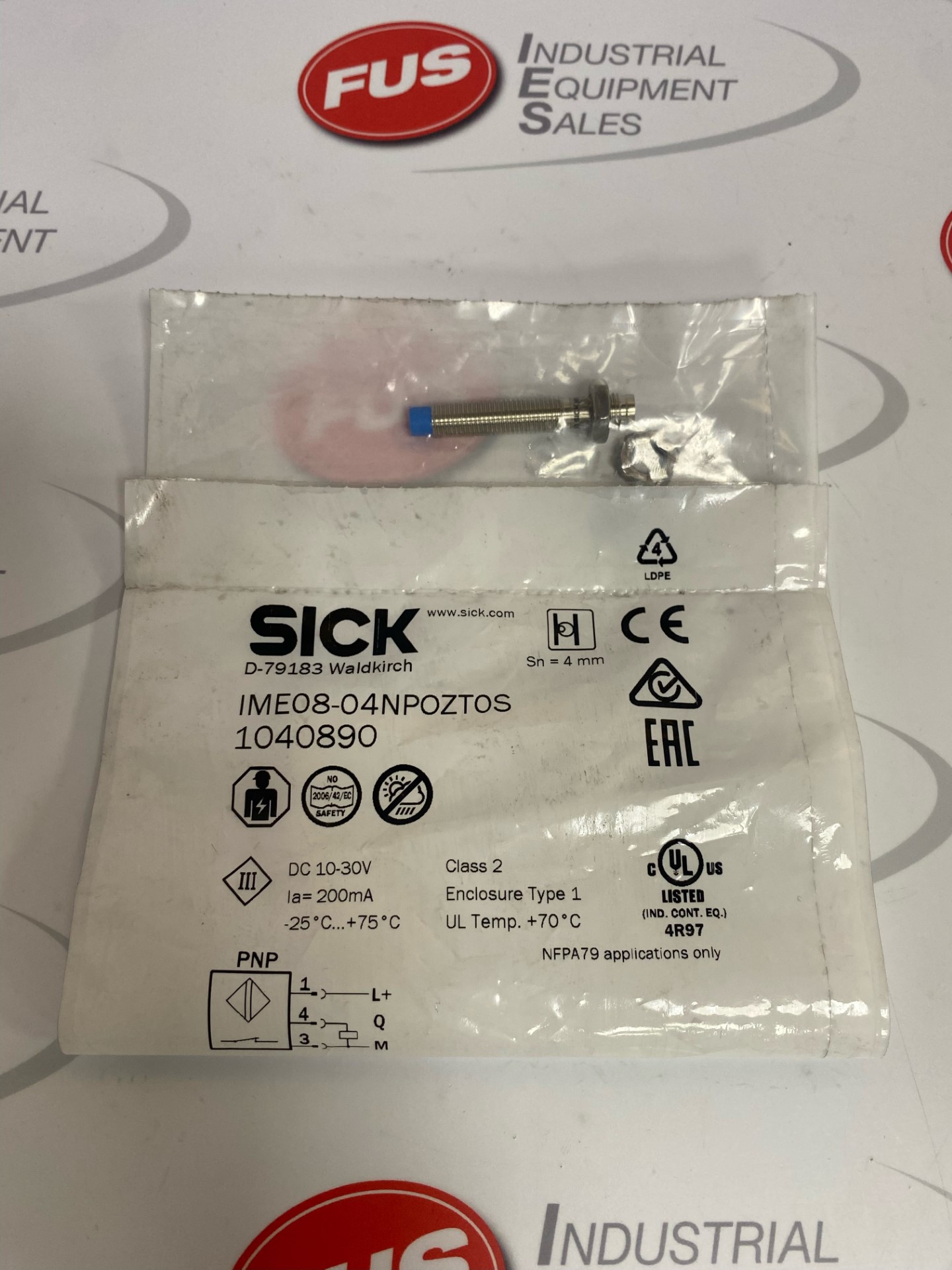 SICK IME08-04NPOZTOS Inductive Proximity Sensor - FUS Industrial