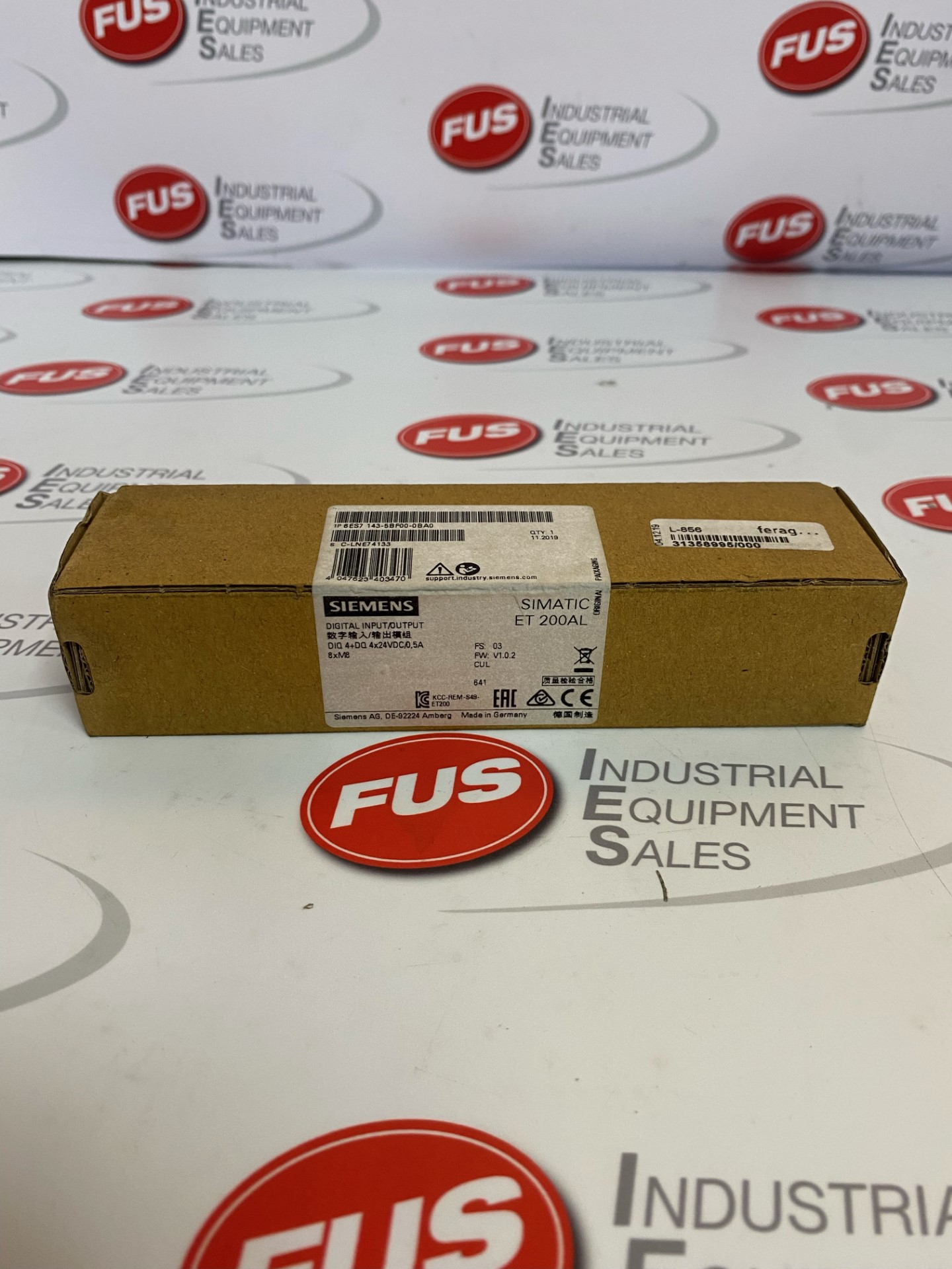Siemens 6ES7 143-5BF00-0BA0 SIMATIC ET 200AL Input/Output - FUS Industrial