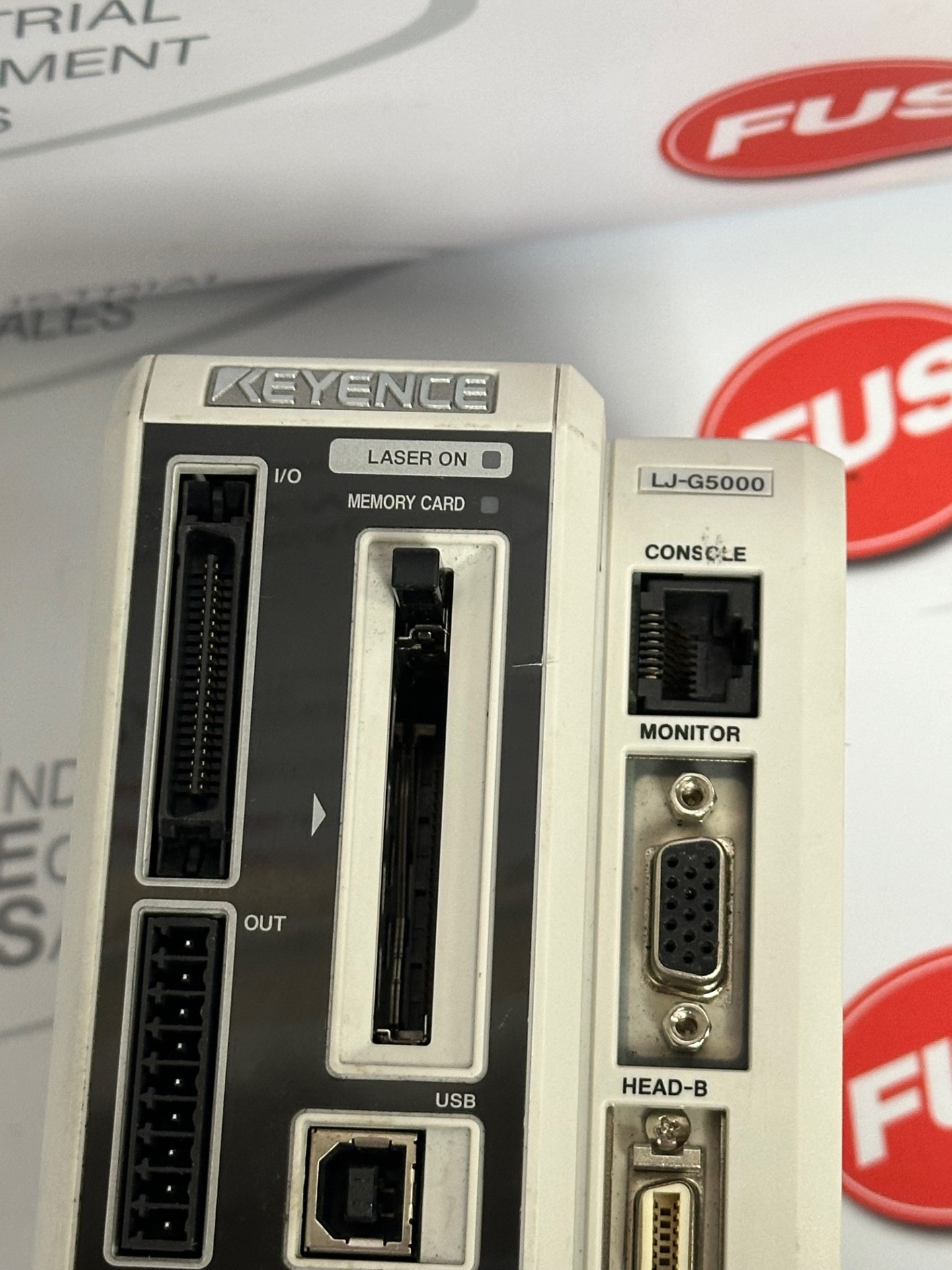 Keyence LJ-G5000 Laser Displacement Sensor Control - FUS Industrial