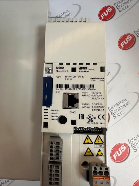 LENZE E84AVSCE5524SB0 8400 Staeline C with Safety Unit - FUS Industrial