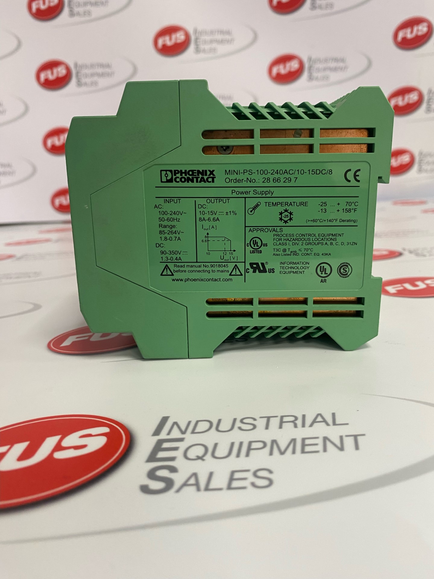 Phoenix Contact MINI-PS-100-240AC/10-15DC/8 Power Supply - FUS Industrial