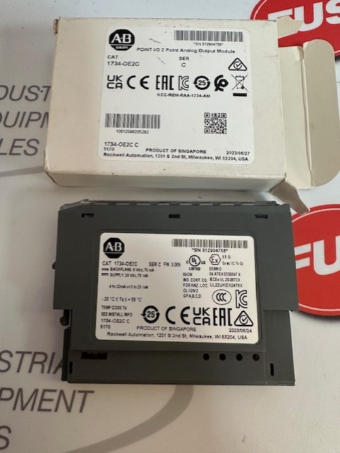 Allen Bradley 1734-OE2C Point I/O 2 Point Analog Output Module, Ser C ...