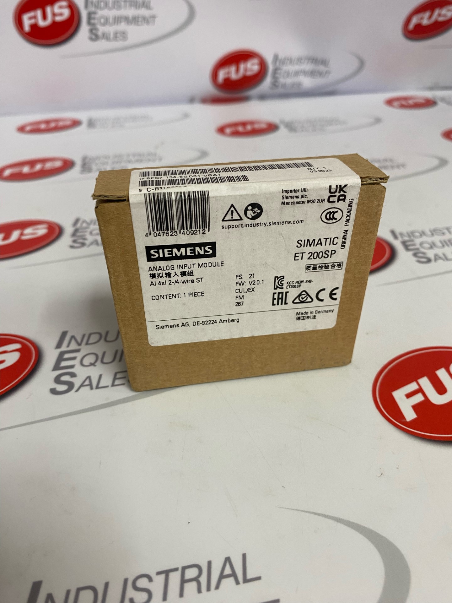 Siemens 6ES7 134-6GD01-0BA1 SIMATIC ET 200SP Input Module - FUS Industrial