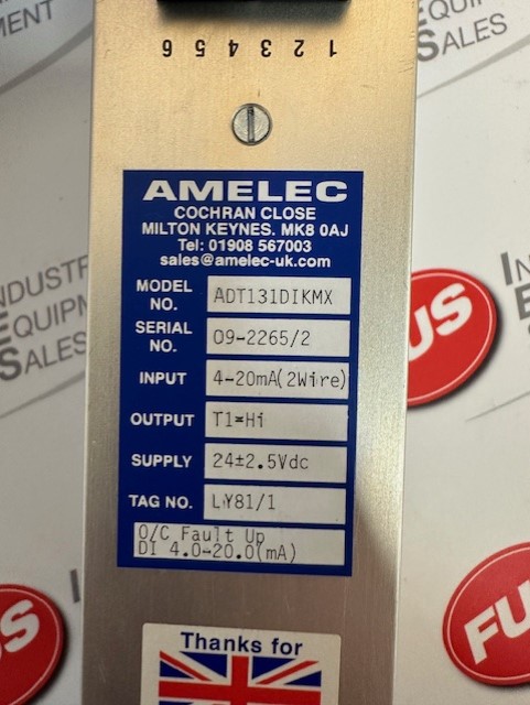Amelec ADT131DIKMX Trip Amplifier - FUS Industrial
