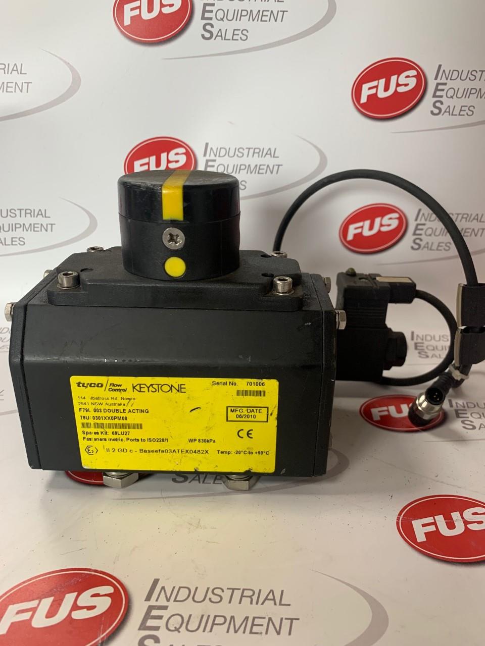Keystone Tyco F79U 003 Double Acting Pneumatic Actuator Avid ...