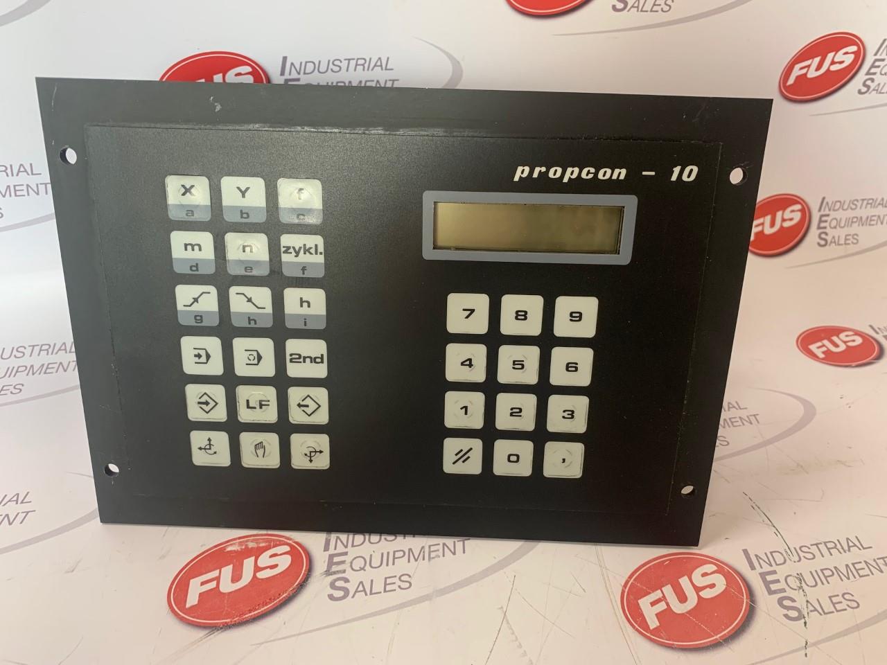 Propcon-10 Screen, Control Panel - FUS Industrial