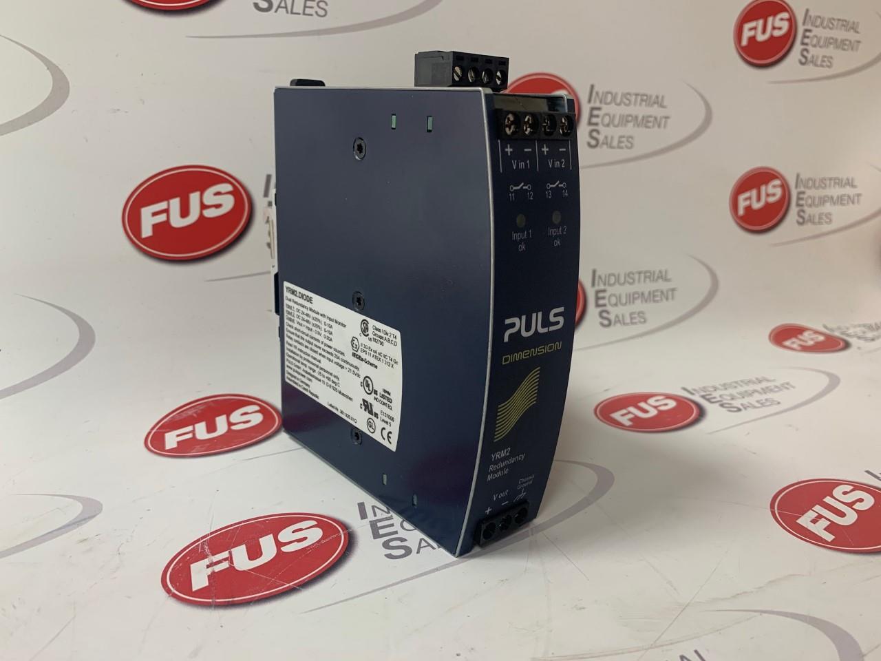Puls YRM2.Diode Dual Redundancy Module with Input Monitor - FUS Industrial