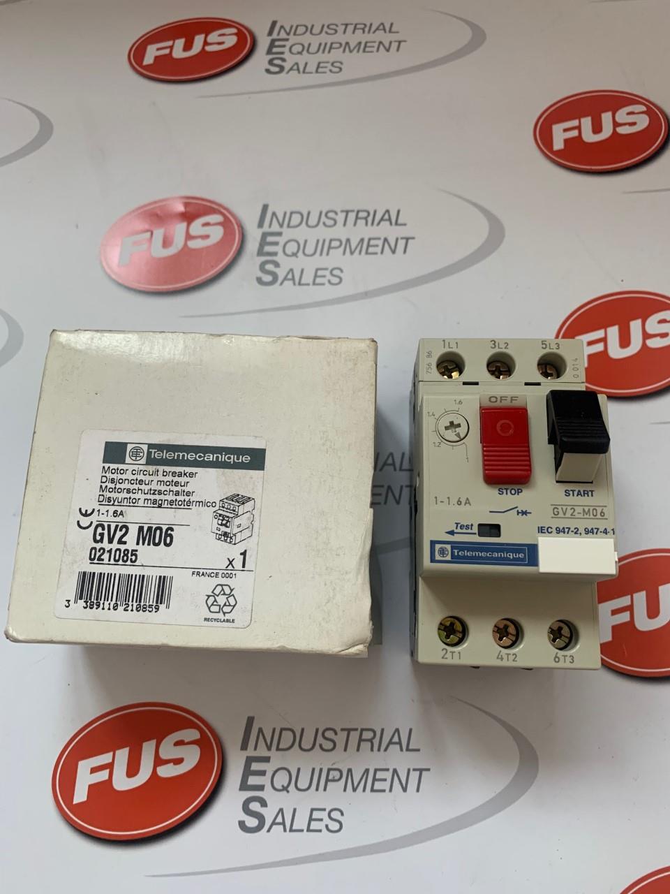 Telemecanique GV2 M06 Motor Circuit Breaker 1-1.6A - FUS Industrial