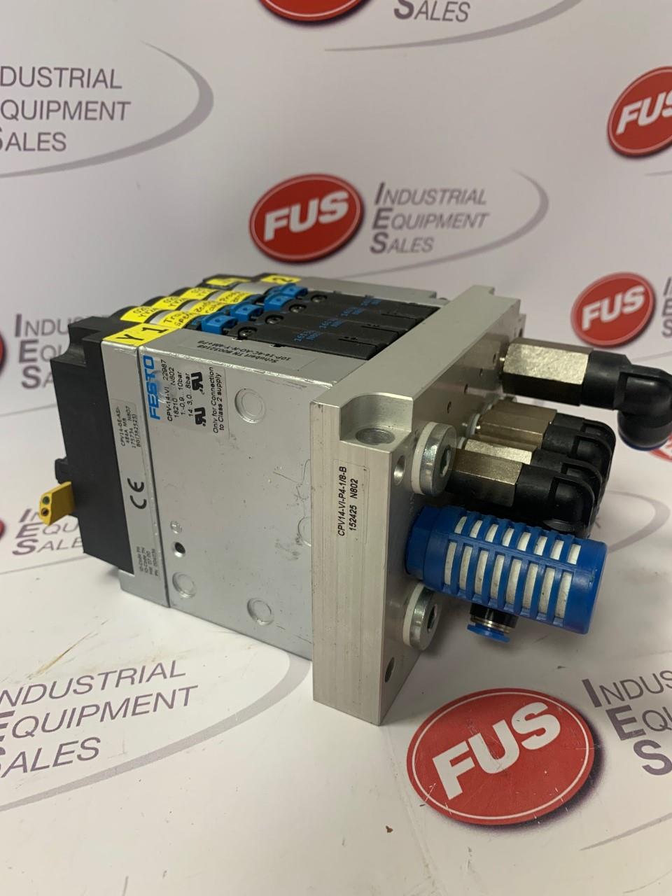 FESTO CPV-14-VI Valve Block with CPV14-GE-ASI-4E4A M8 - FUS Industrial