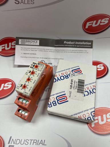 Broyce Control LPRC/2 Voltage Monitoring Relay - FUS Industrial