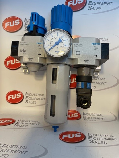 Festo Filter Regulator, On Off Valves and Pressure Sensor, 170682 ...