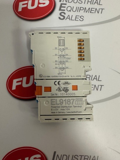 Beckhoff EL9187 Potential Distribution Terminal - FUS Industrial