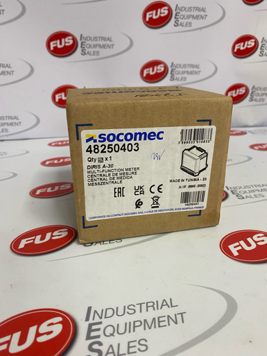 Socomec DIRIS A-30 48250403 Multifunction Meter Unit - FUS Industrial