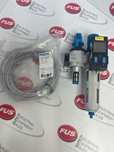 FESTO Filter Regulator Assembly HE-D-MINI, LFR-D-5M-MINI, SDE1-D70-G2 ...