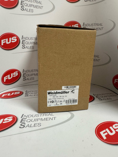 Weidmuller PRO ECO 72W 24V 3A 1469470000 DIN-Rail Power Supply - FUS ...