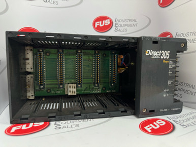 PLC Direct Logic 305 D3-05B-1 Power Supply with Module Rack - FUS ...