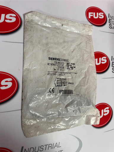 Siemens DEMATIC 05150-10517 Polarized Retroreflective Sensor 3m - FUS ...