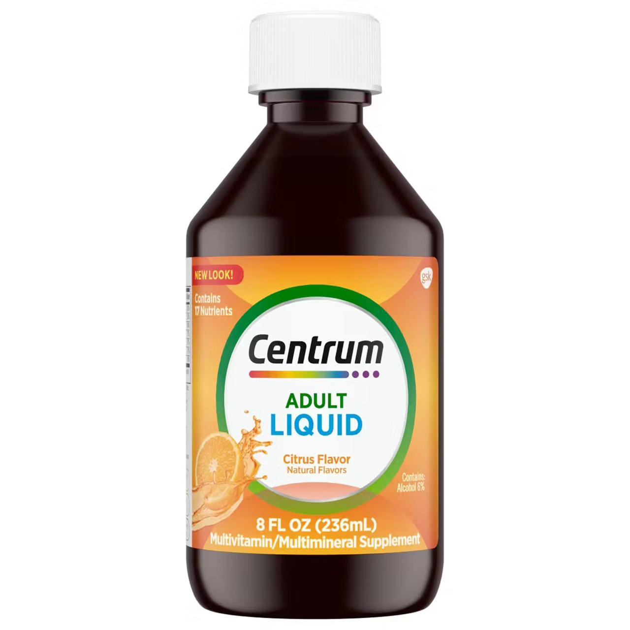 Centrum Adults Multivitamin/Multimineral Liquid Citrus Flavor #30573051330