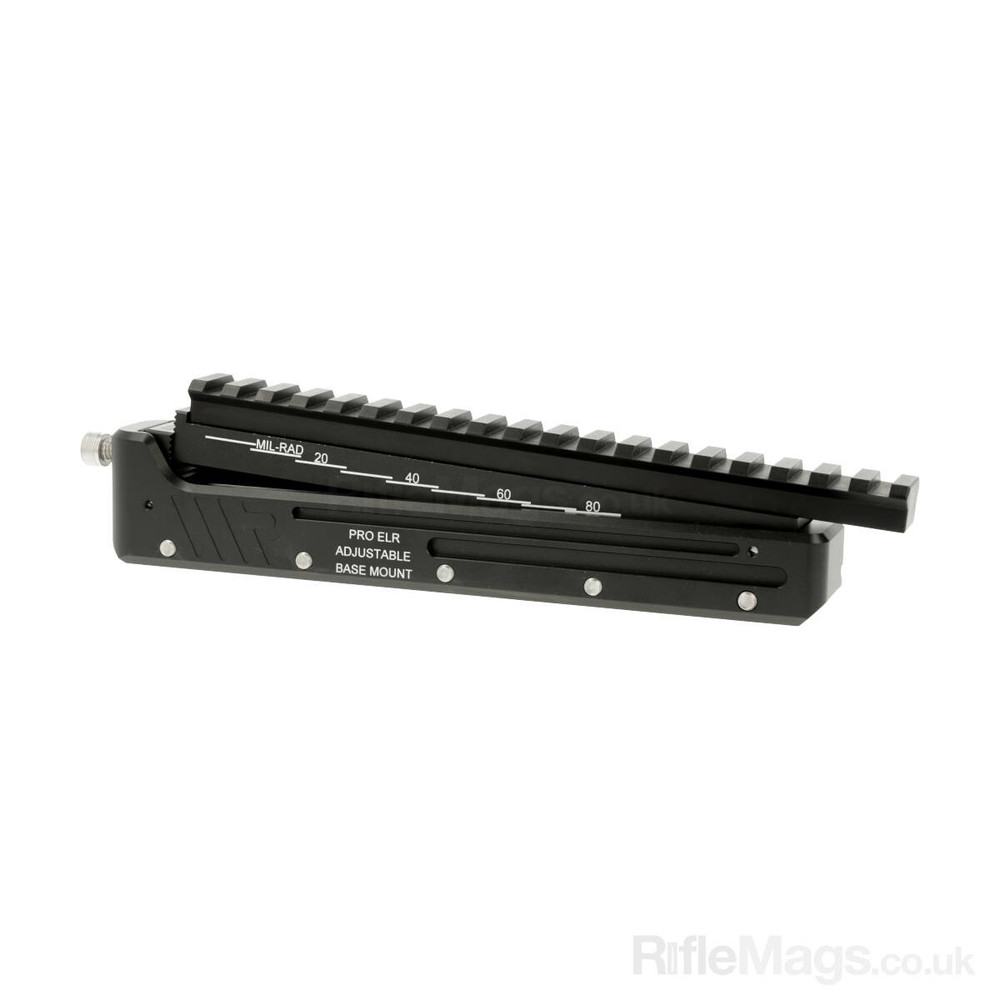 WR Precision Pro ELR 80 MIL-RAD MRAD Adjustable Sight Base Mount ...